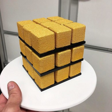 Cubo de Rubik ganha versão comestível de chef francês